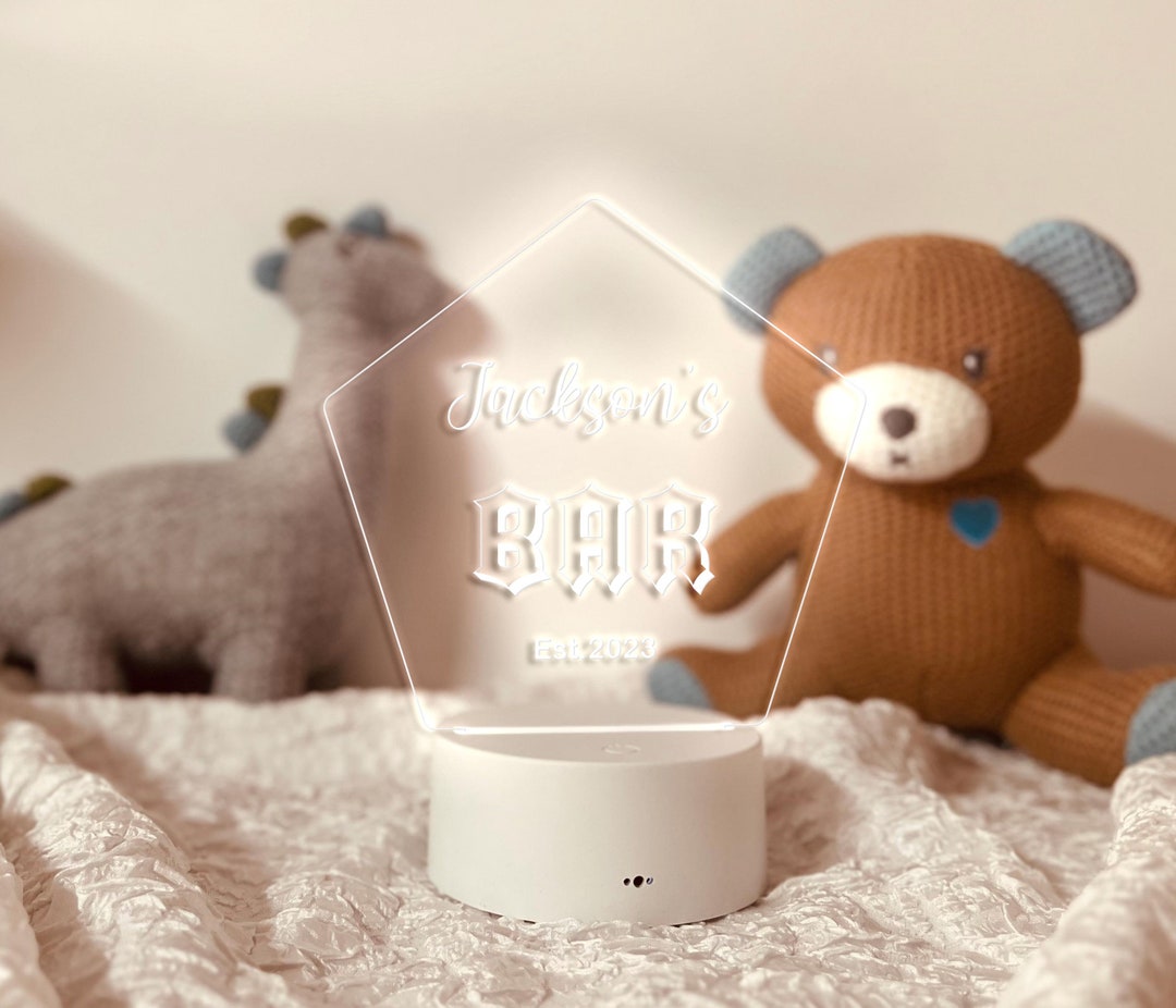 Personalized Led Bar Sign Home Bar Desk Lamp Mens Cave Lamp Custom Neon ...