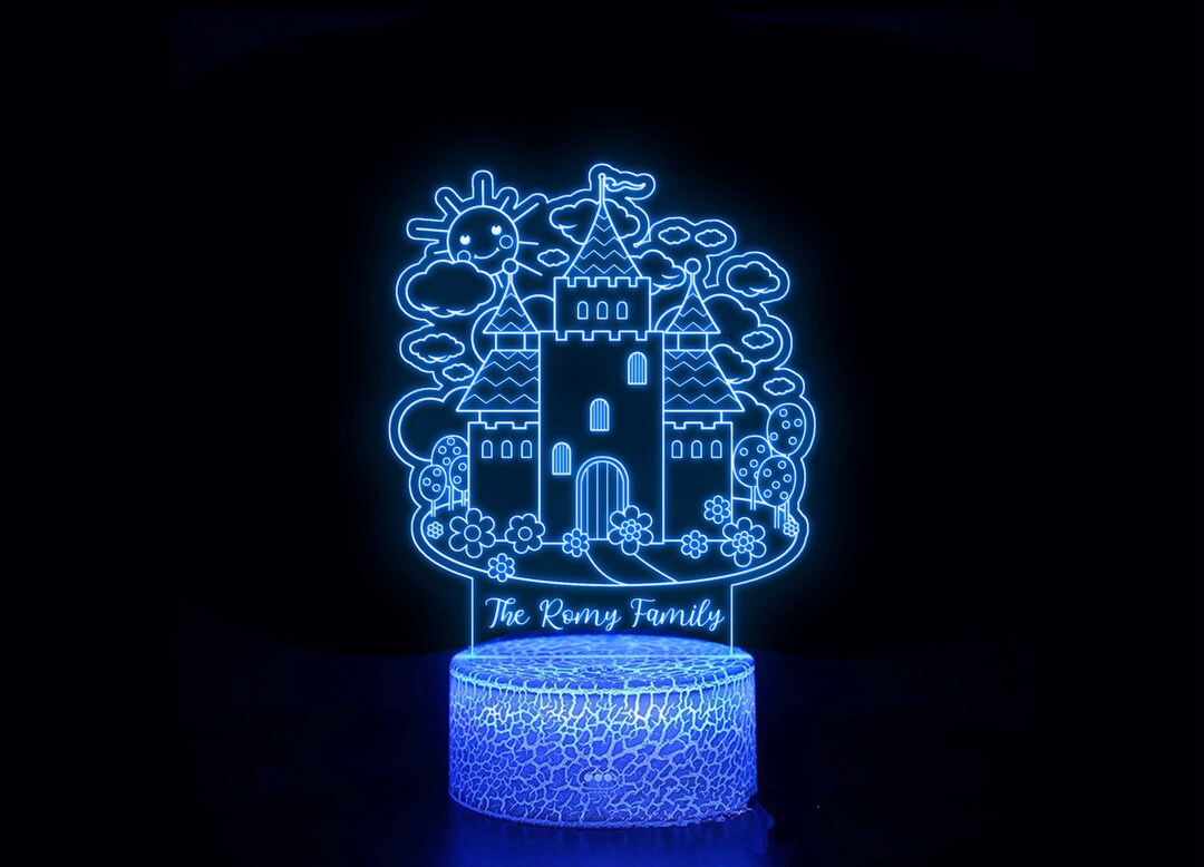 Fairy Tales Castle Night Lamp, Night Light for Baby Light, Personalized ...