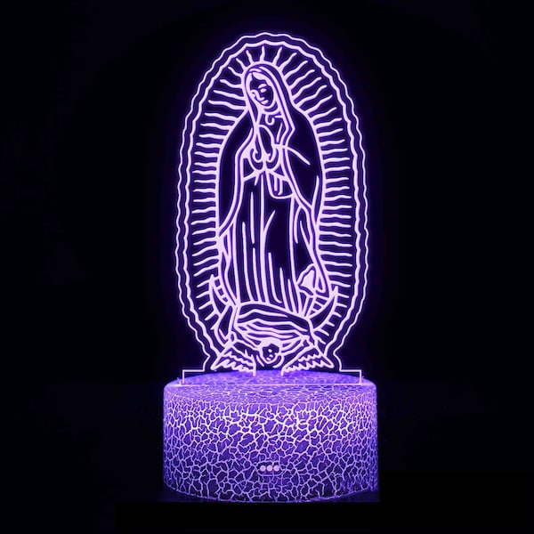 Virgin Mary Night Light - Etsy