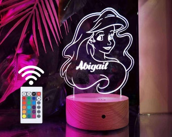 Mermaid Night Light - Etsy