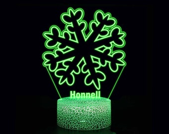 Snowflake Night Lights - Etsy