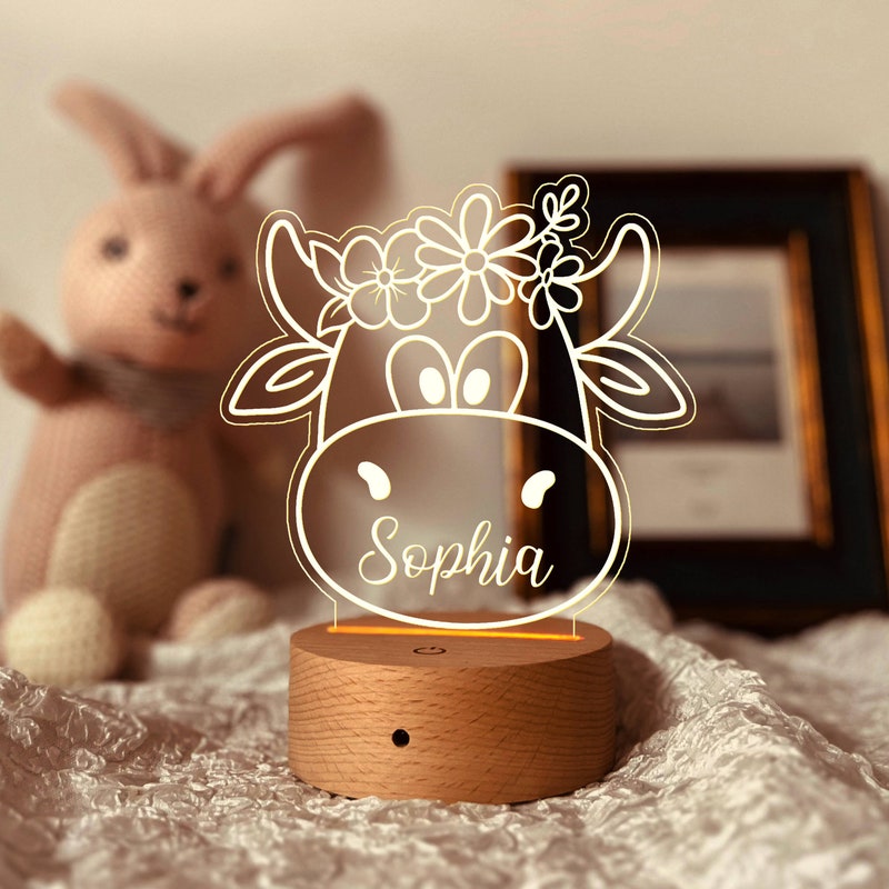 Cow Night Light - Etsy