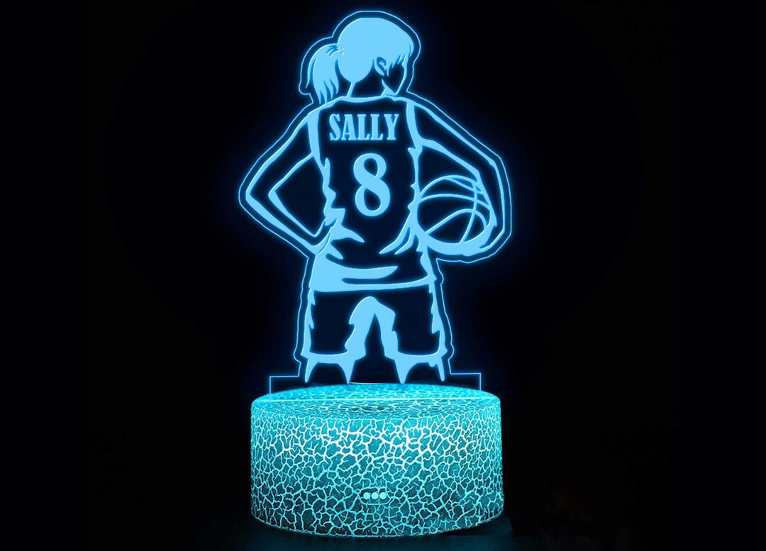 Basketball Girl Night Light, Basketball Gift, Girls Room Decor, Girls ...