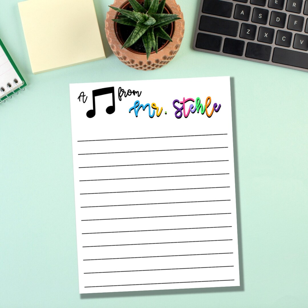 Music Teacher Gift Music Note Gift Cute Music Gift Specials - Etsy