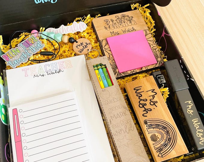 The Best Teacher Gift Box, Teacher Appreciation Gift Basket, Teacher ...