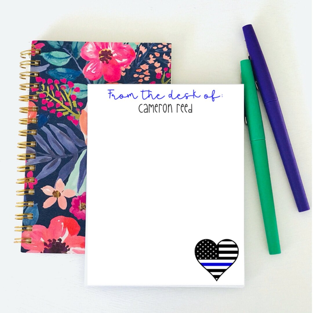 Police Love Notepad Police Officer Gift Police Graduate - Etsy