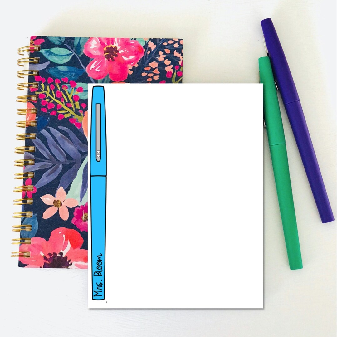Teacher Notepad Teacher Appreciation Gift Cute Teacher Gift - Etsy