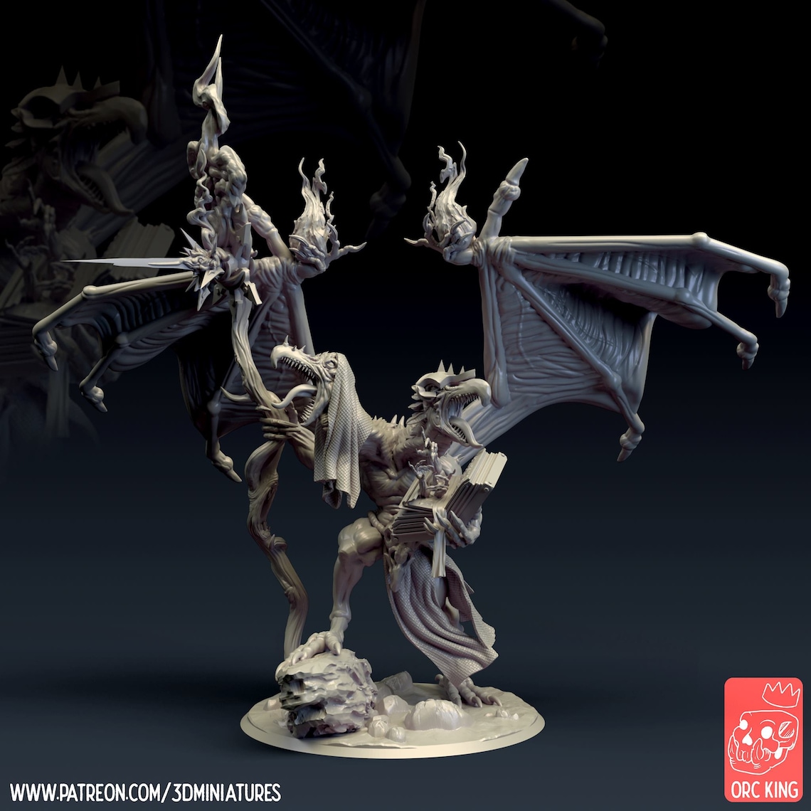 Magic Chicken Dnd Roleplaying Dioramas Tabletop Miniatures 32mm Scale ...