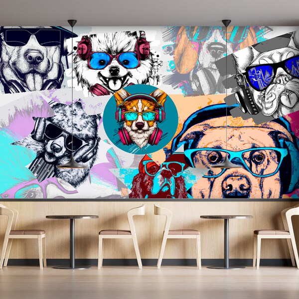 Living Room Mural - Etsy