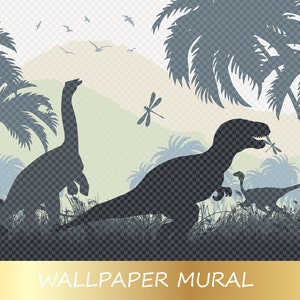 Dinosaur Wallpaper for Boys Nursery Removable Jurassic World - Etsy