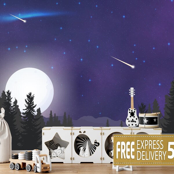 Night Sky Mural - Etsy