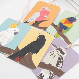 Australian Bird Gift Tags - Etsy