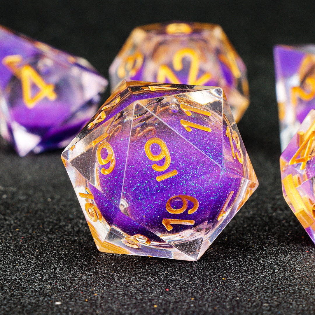 Liquid Core Dice Set for Dungeons and Dragons Liquid Core Dnd Dice Set ...