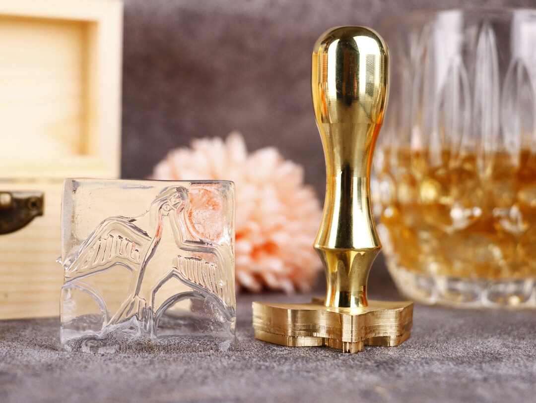 Custom Logo Ice Cube Stamp for Ice Cubesbusiness Logo Ice - Etsy