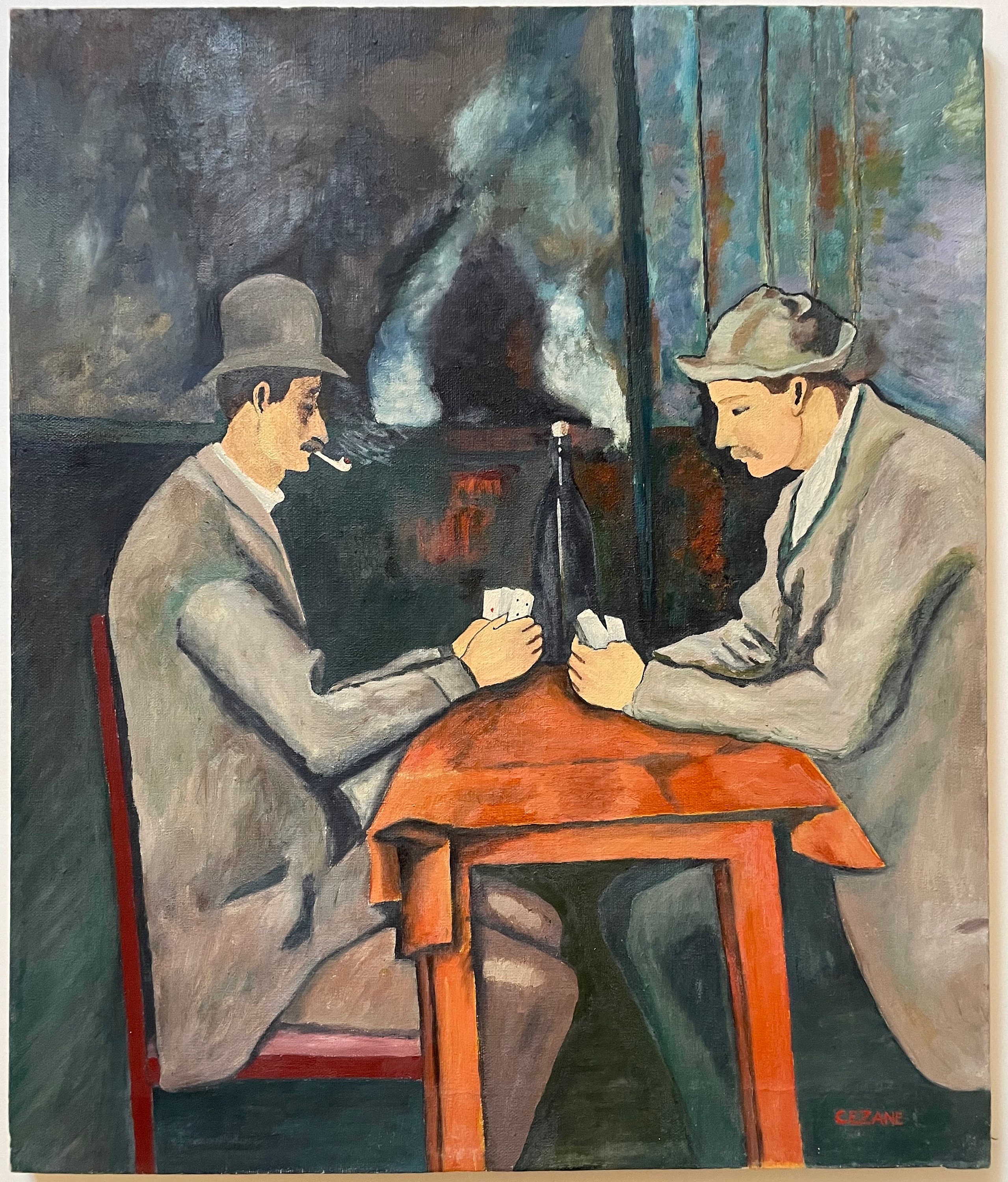 Paul Cézanne, Antique Oil Painting, Vintage, Portrait, Post-impressionism, Modern Art 20th ...