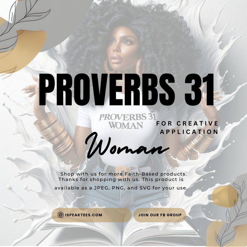 Divine Strength: Psalm 31 Woman Digital Art (gray) - Etsy