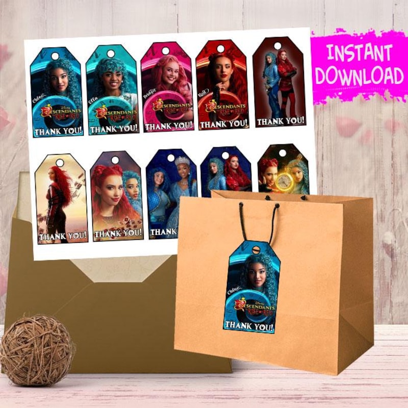 Descendants Rise of Red Stickers - Etsy