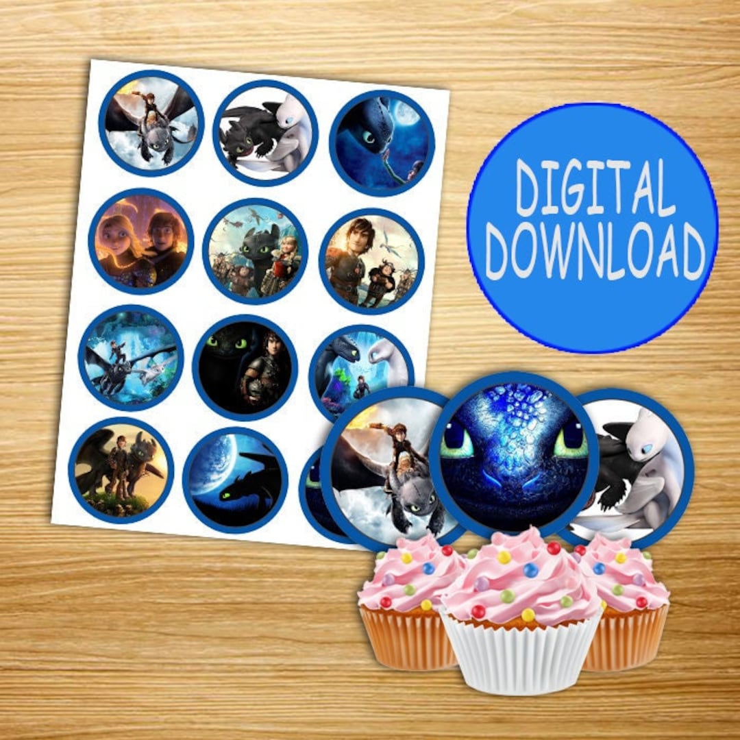 INSTANT Cupcake Toppers | Instant DIGITAL Download | Different ...