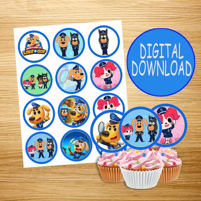 INSTANT Cupcake Toppers | Instant DIGITAL Download | Different ...
