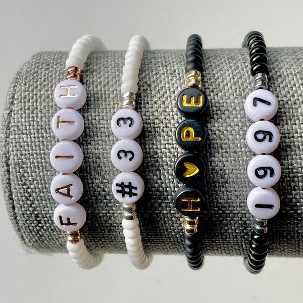 Number Bracelet - Etsy