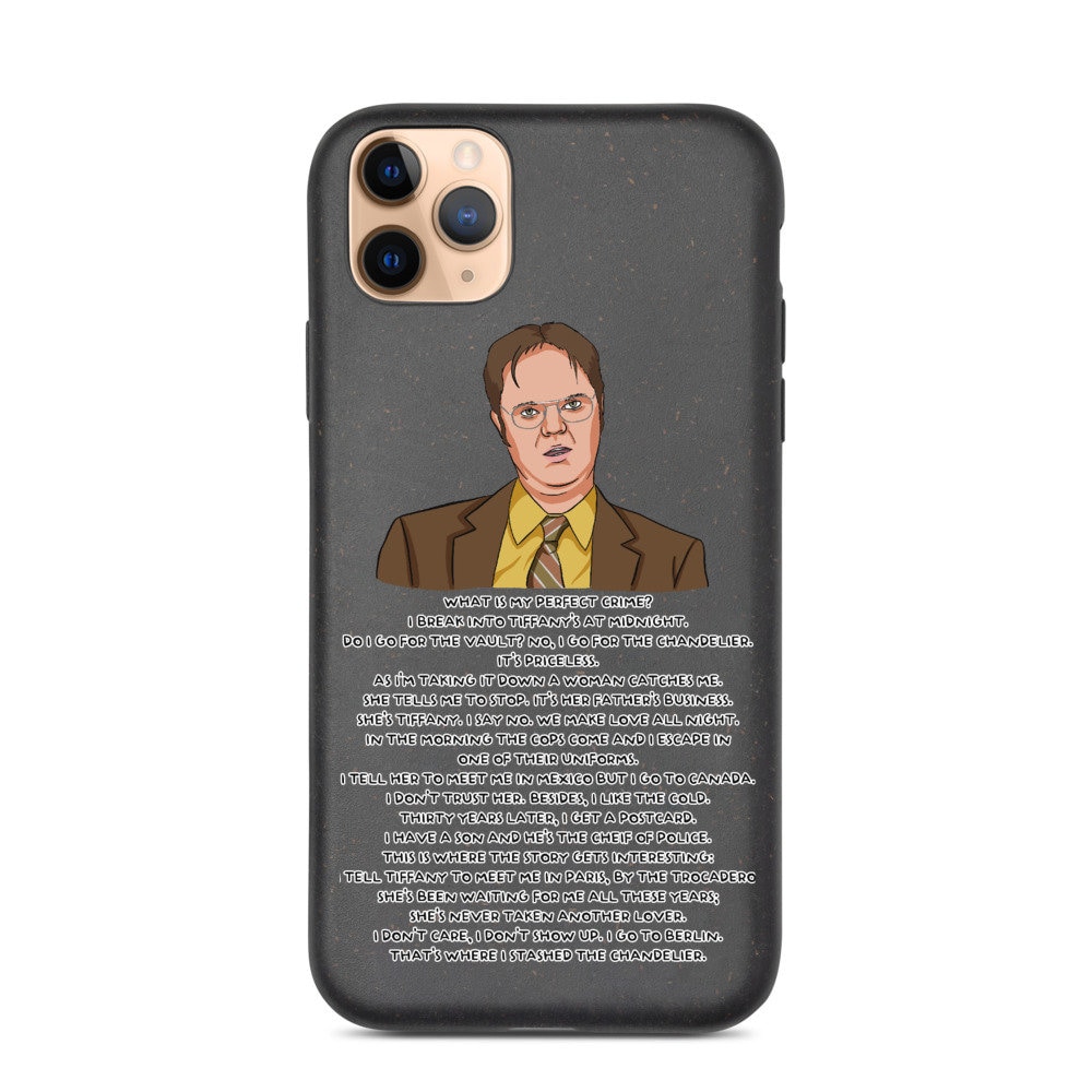 Dwight Schrute Perfect Crime Phone Case the Office | Etsy