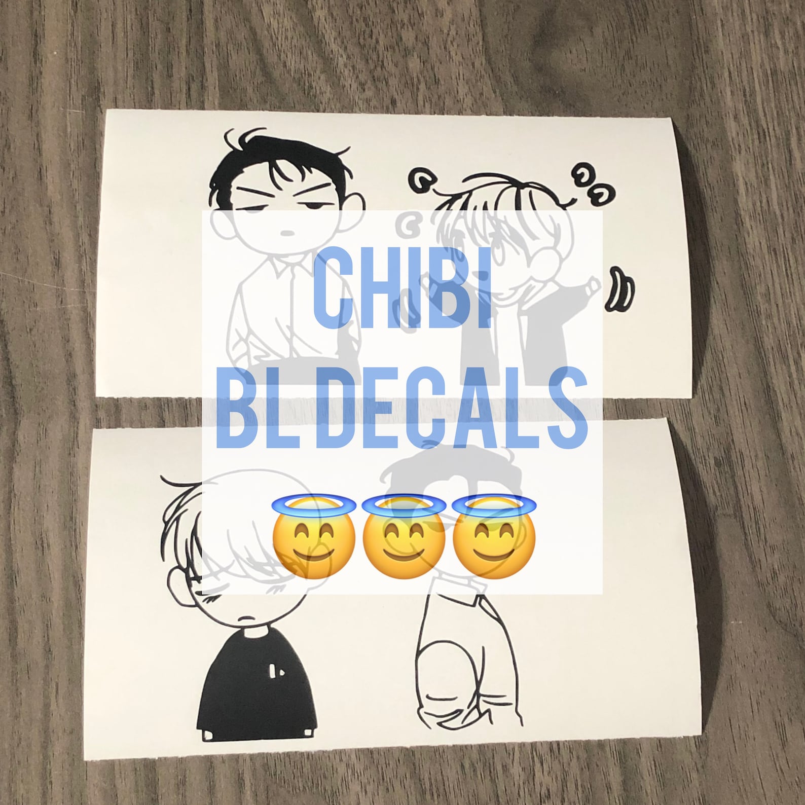 Chibi BL Decal - Etsy