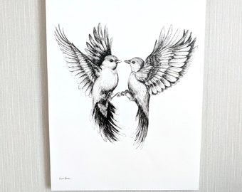 How To Draw A Realistic Bird Flying Step By Step