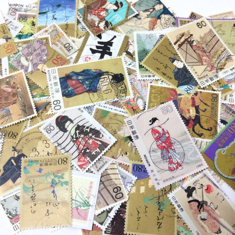 Japanese Stamps - Etsy