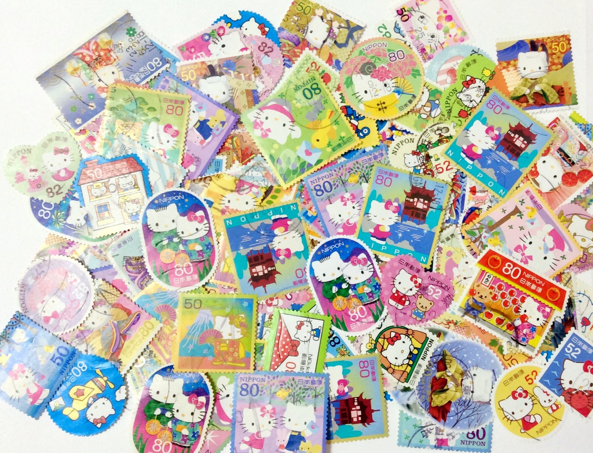 15 Used Hello Kitty Stamps, for Collection, Craft, Decorate - Etsy