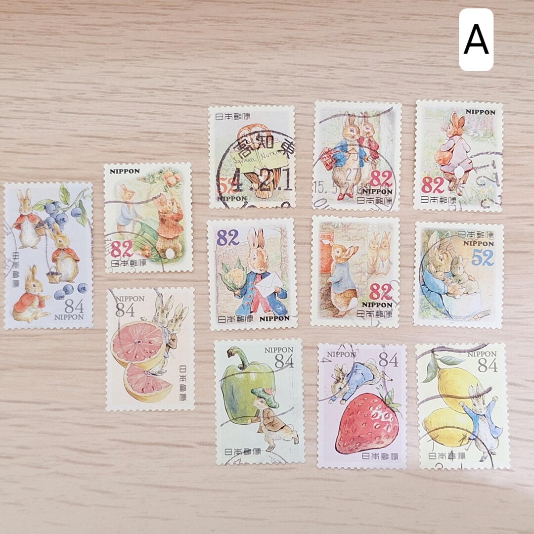 12 Pcs Used Peter Rabbit Stamps, for Collection, Craft, Decorate - Etsy