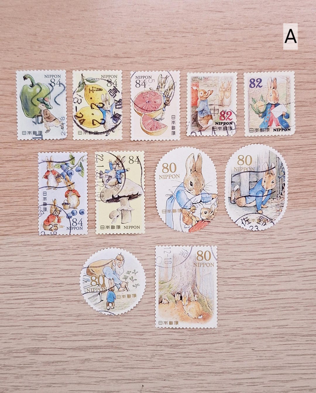 Used Peter Rabbit Stamps, for Collection, Craft, Decorate - Etsy