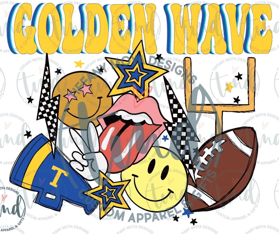 Retro Tupelo Golden Wave, Sublimation, PNG, Digital Download - Etsy