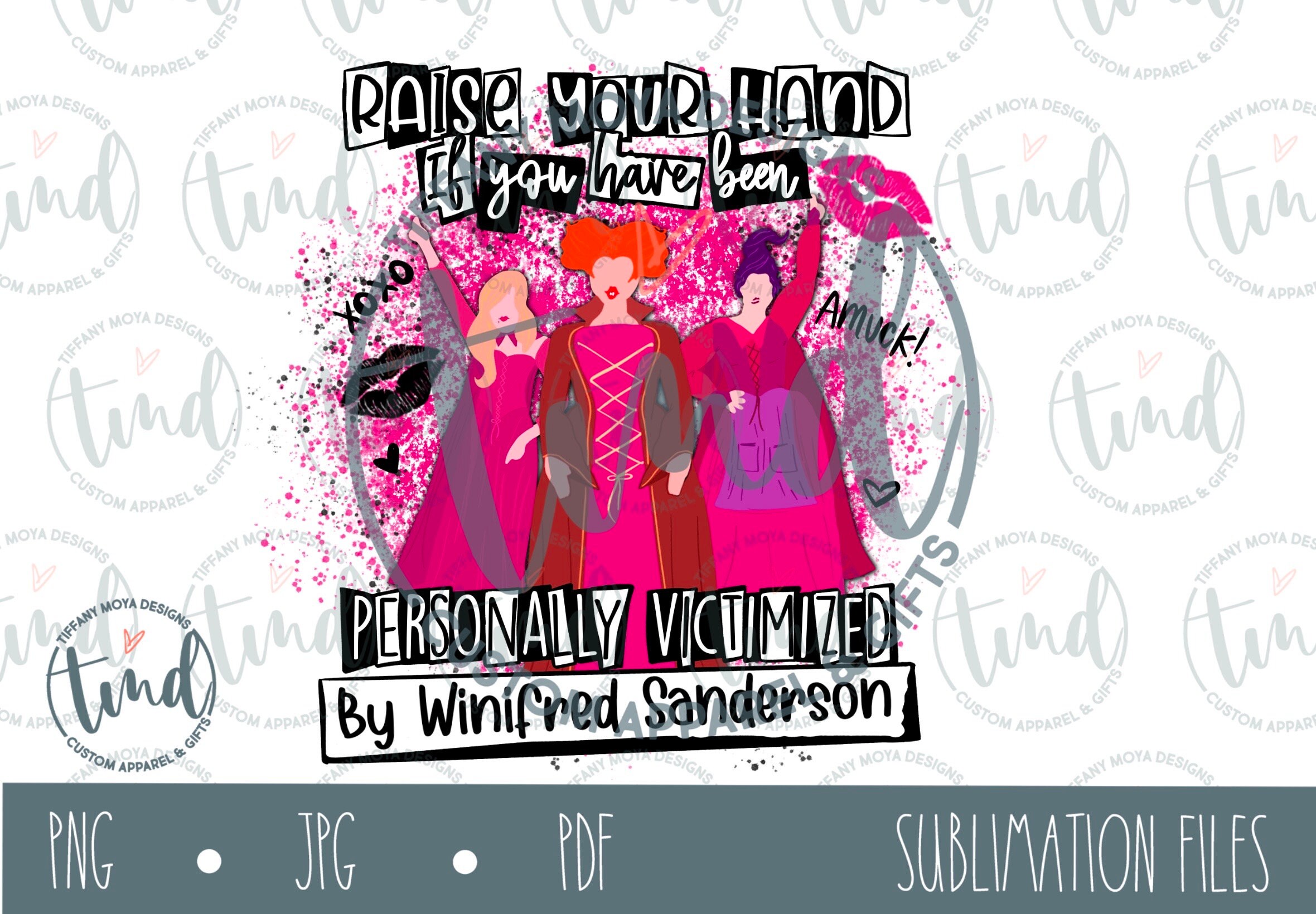 Raise Your Hand Hocus Pocus Mean Girls Digital Design - Etsy