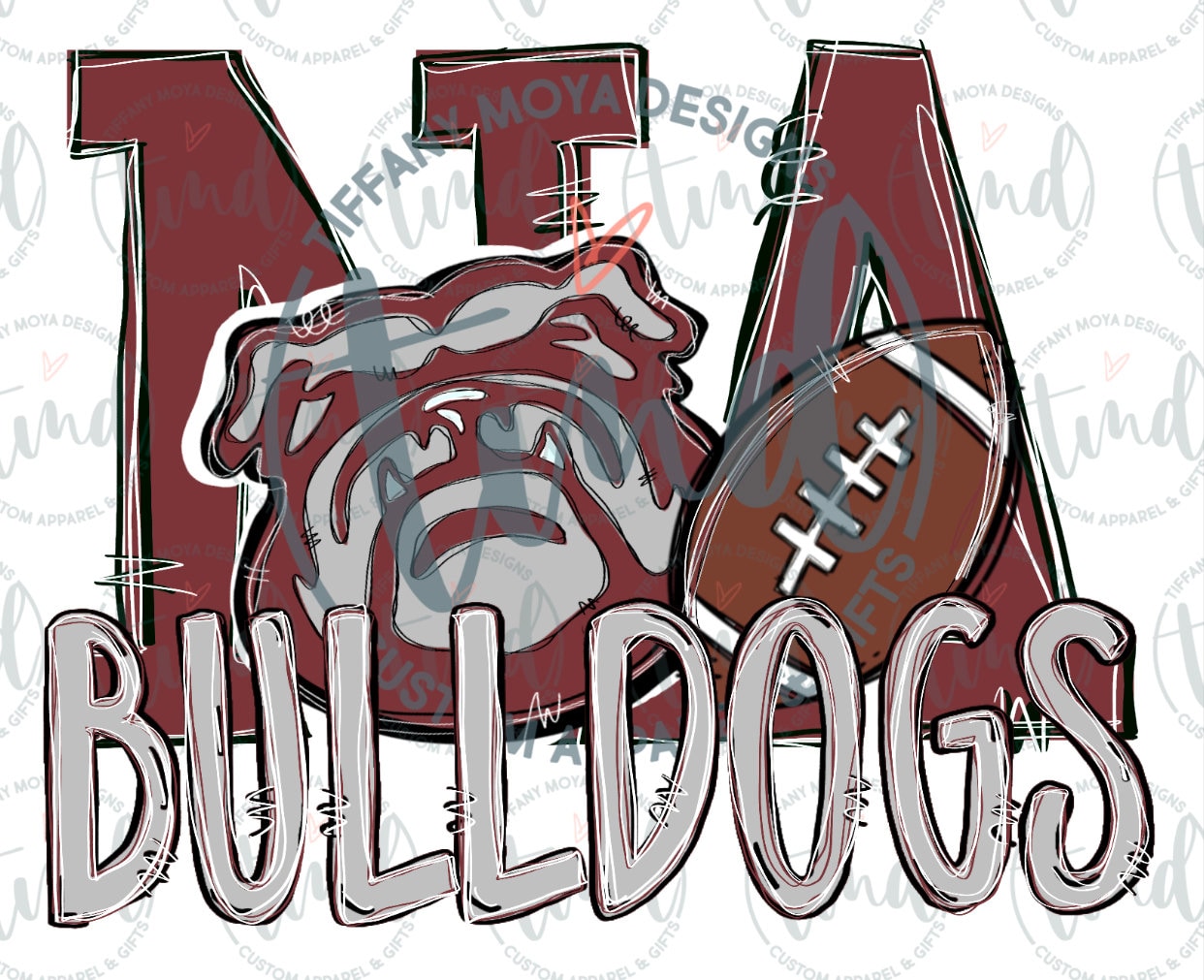 New Albany Bulldogs, Sublimation, PNG, Digital Download - Etsy