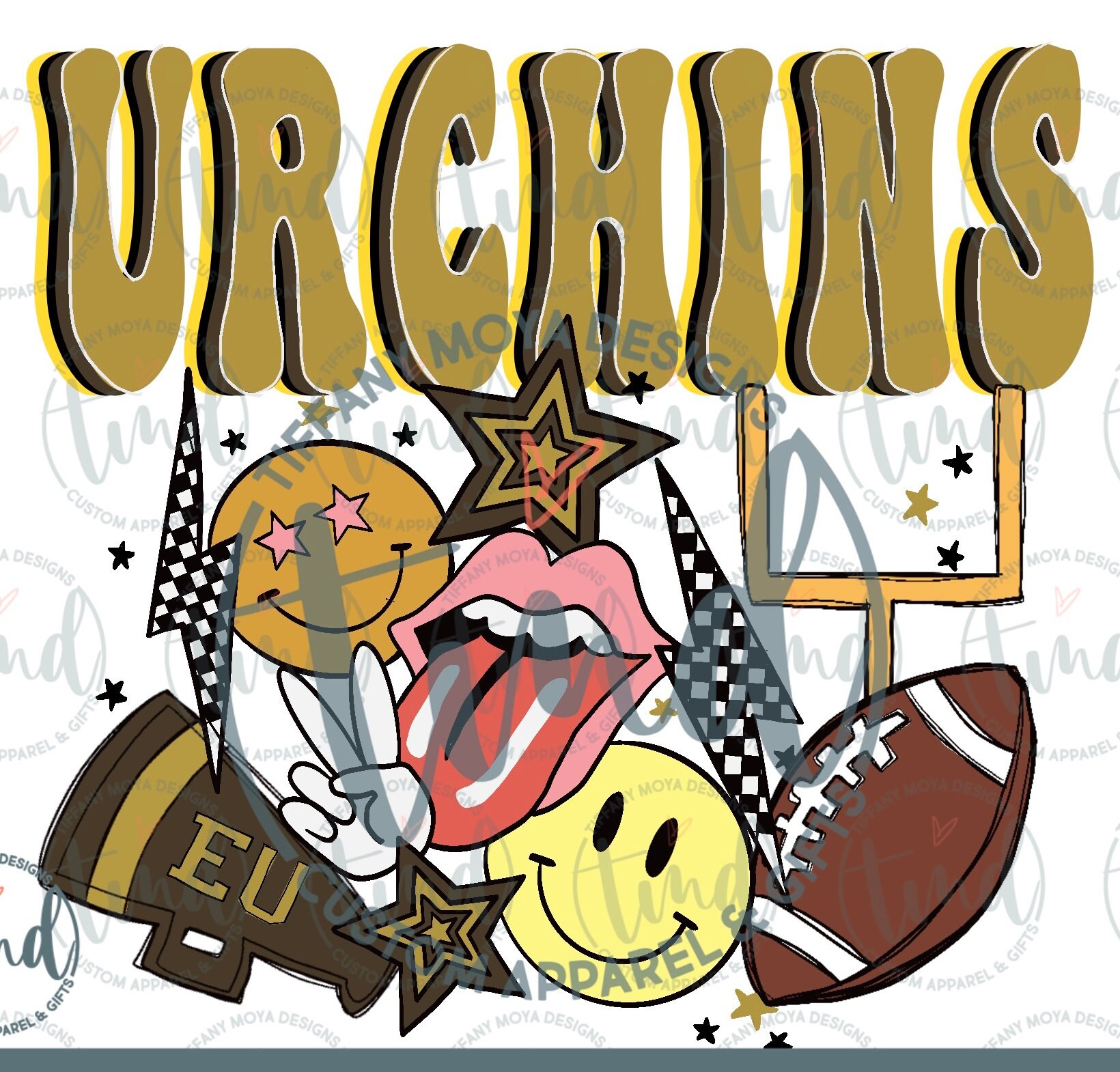 Retro East Union Urchins, Sublimation, PNG, Digital Download - Etsy