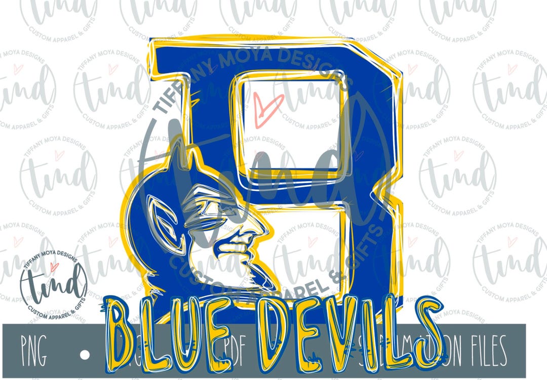 Booneville Blue Devils, Sublimation, PNG, Digital Download - Etsy