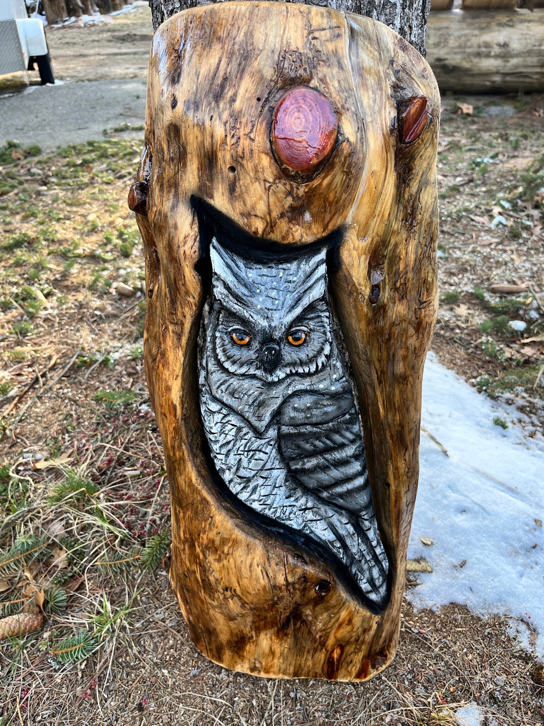 Chainsaw Carved Wall Hanger - Etsy