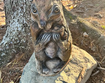 Chainsaw Carved Squirrel - Etsy