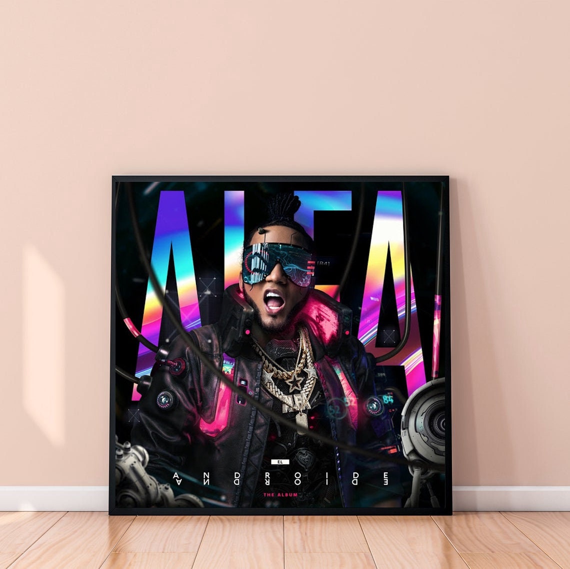 El Alfa El Androide Album Cover Canvas Poster Holiday Gift | Etsy