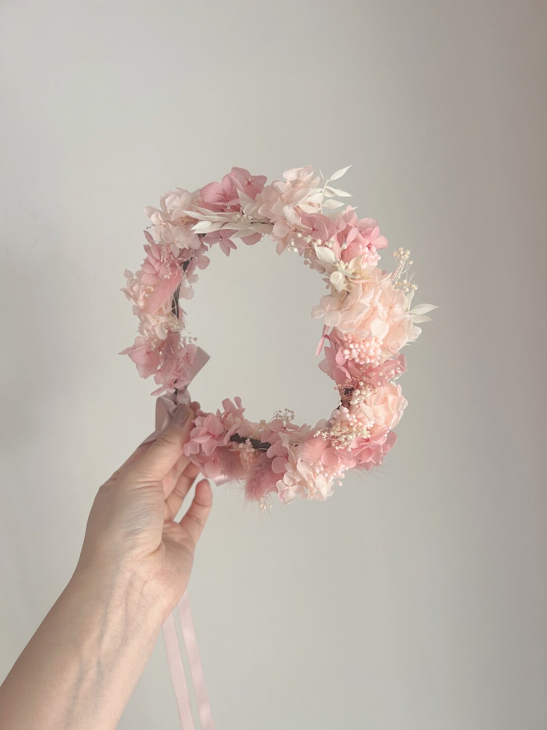 Lena Flower Crown | Dried Flower Crown | Wedding Flower Crown ...