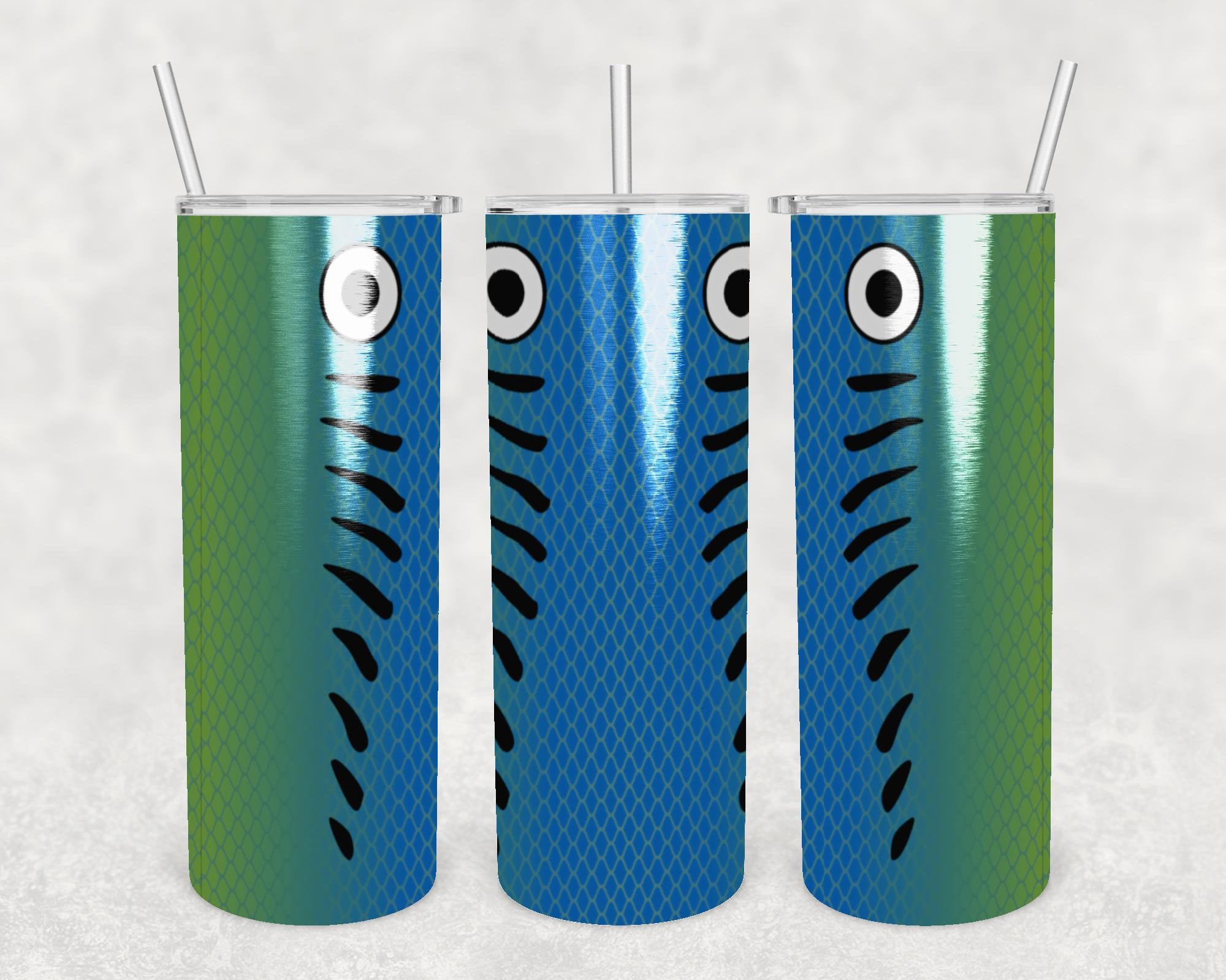 Fishing Lure Blue & Green 3X Designs 20oz Sublimation - Etsy