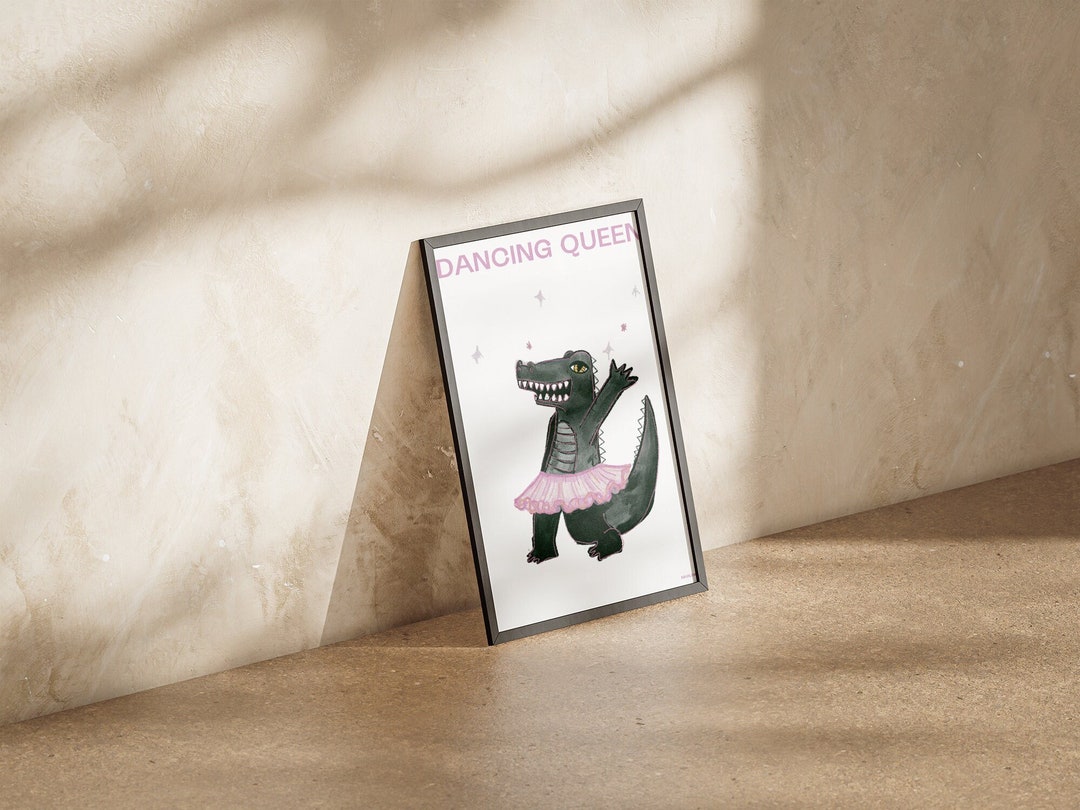 Crocodile Poster - Etsy