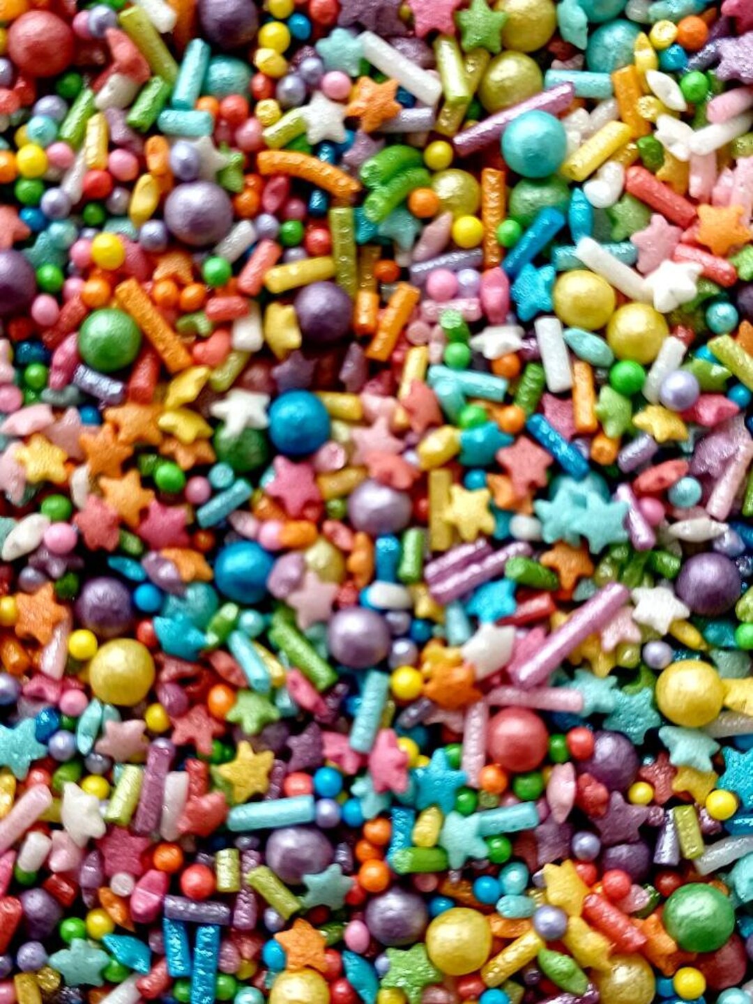 Ultimate Rainbow Sprinkles Cake Topper Decorations 50g - Etsy
