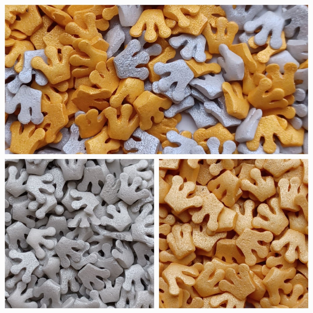 Edible Crowns Sprinkles Cake Topper Decorations - Etsy