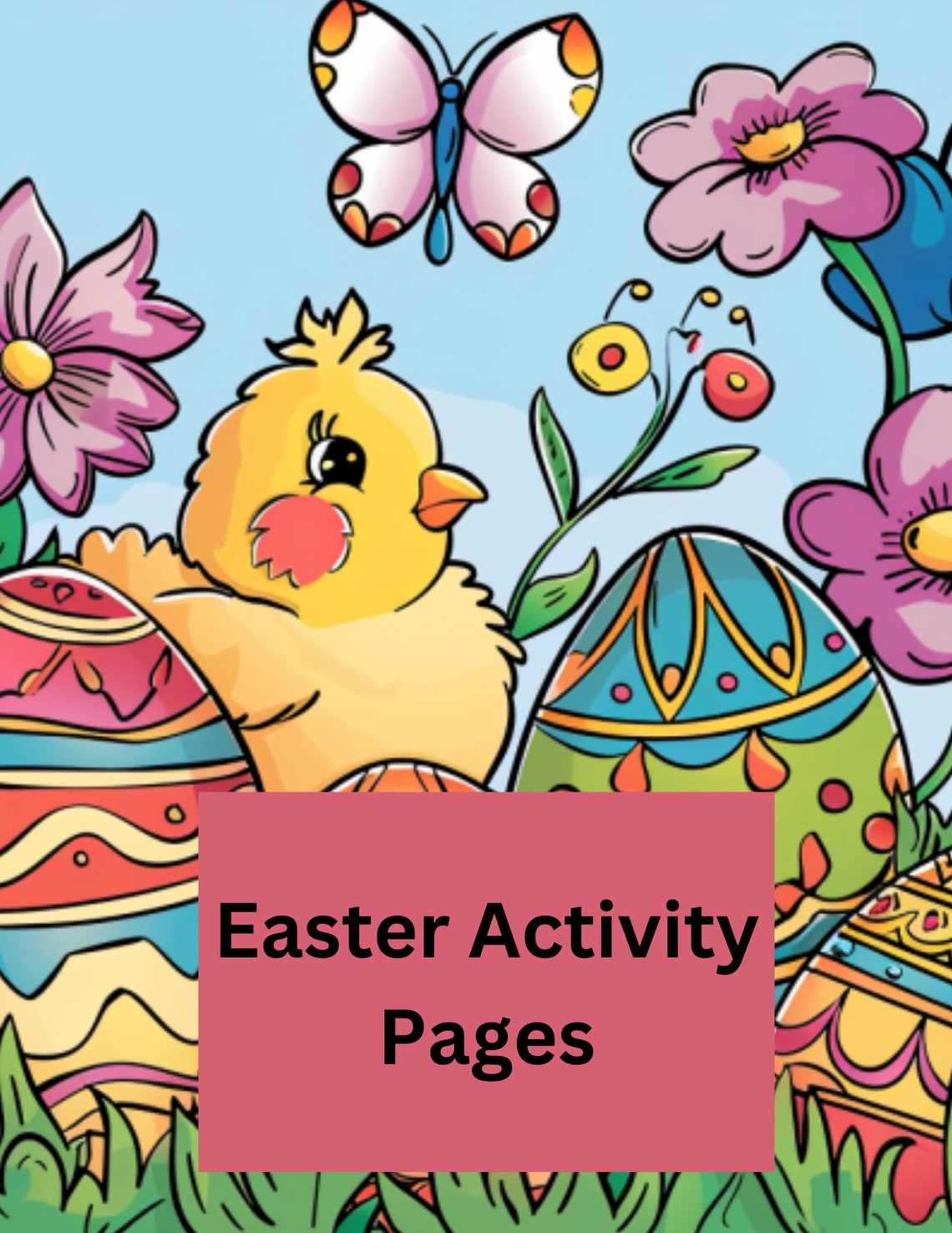 Easter Activity Pages and Editable in CANVA Happy Easter Letter Fun for ...