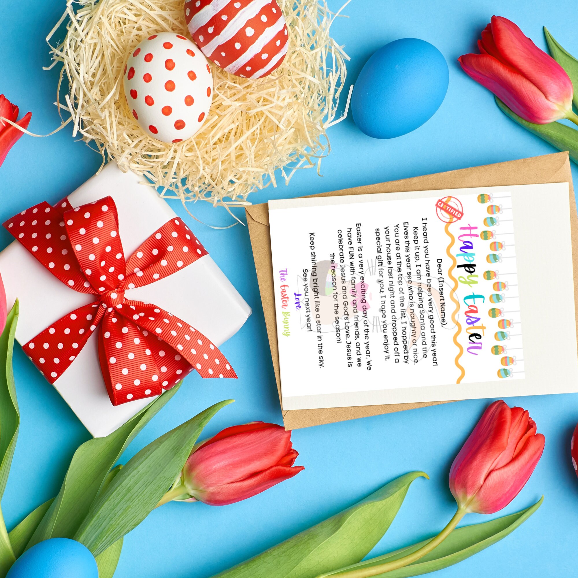 Easter Activity Pages and Editable (in CANVA) Happy Easter Letter- Fun ...