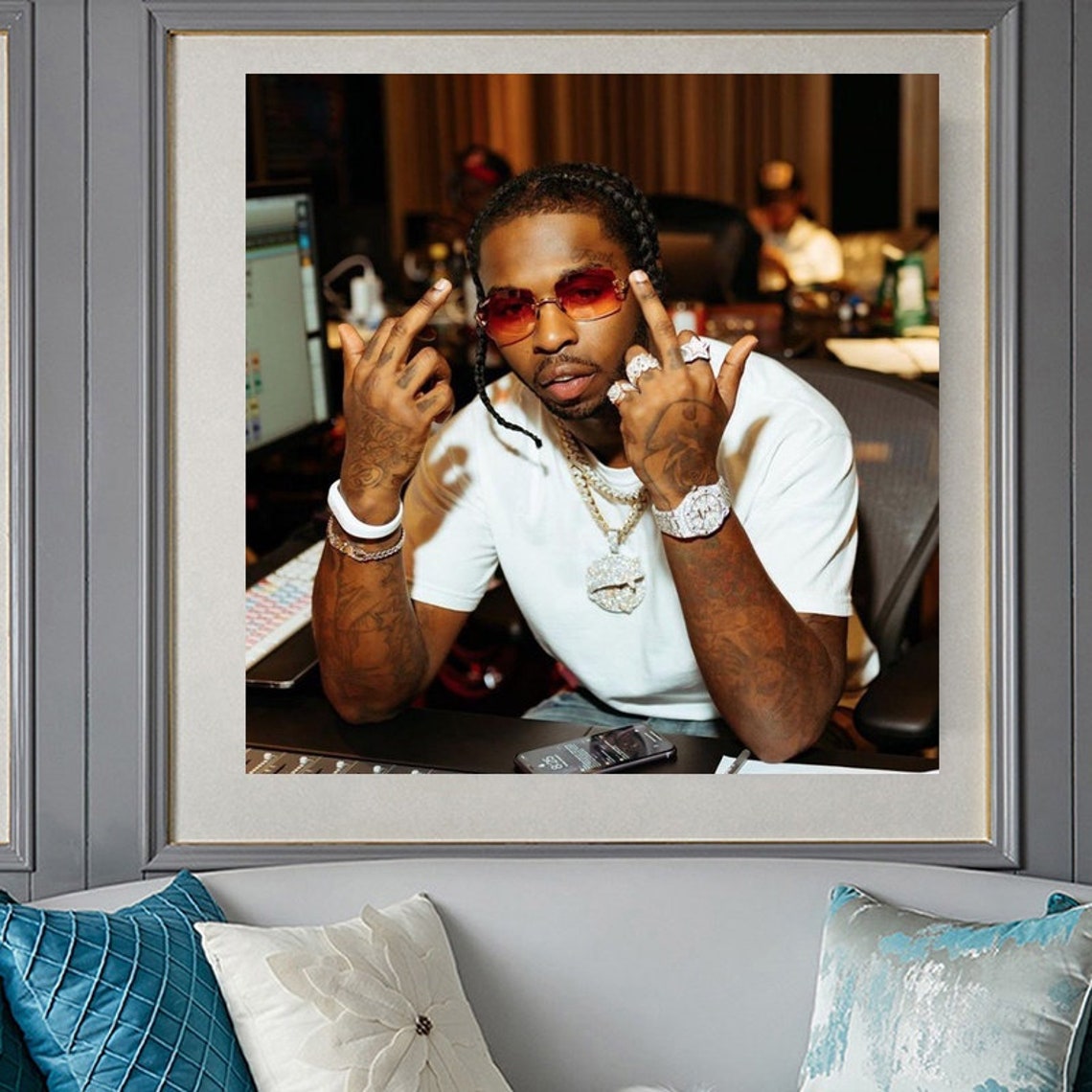 Pop Smoke poster decorate wall art music album cover canvas | Etsy