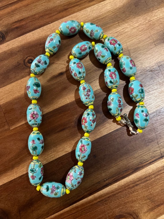 chinese bead necklace paintings - Gem