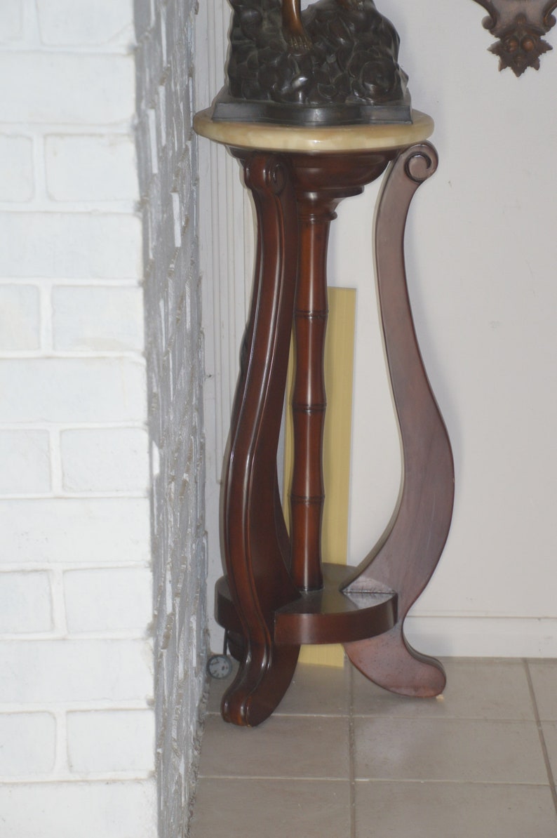 A Superb French Mahogany Marble Topped Lamp Stand - Etsy Australia