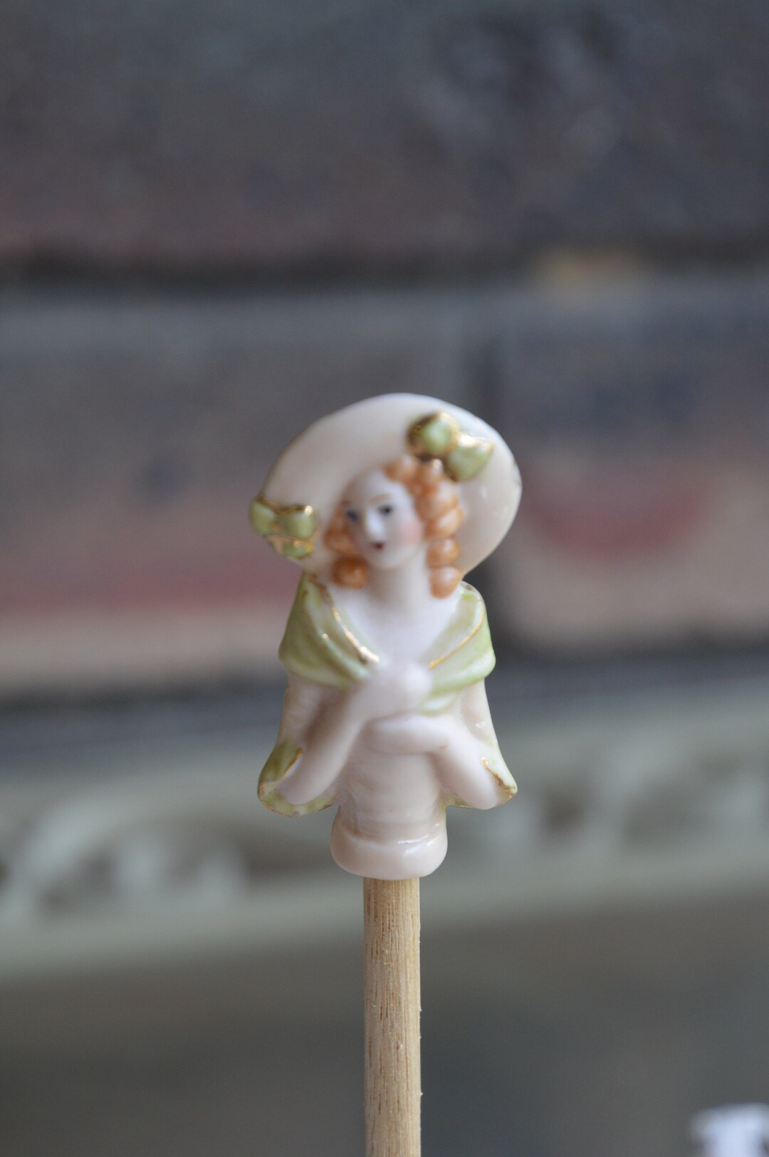 Antique Porcelain Half Lady Pin Cushion Doll - Etsy
